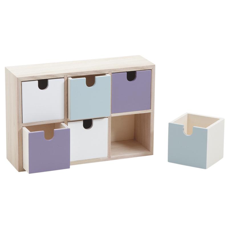 Mini Casier 6 Tiroirs Ncm2970 Aubry Gaspard